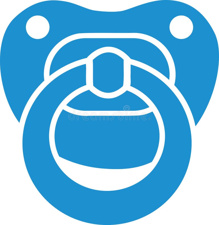 Pacifier Frontview Stock Illustrations – 1 Pacifier Frontview Stock ...