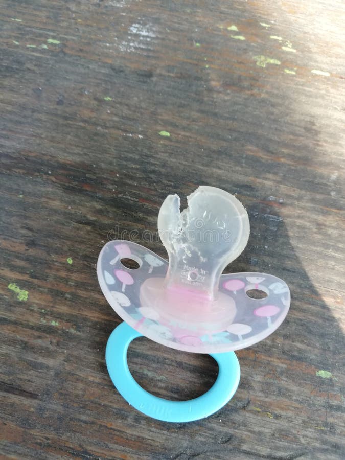 Pacifier stock photo. Image of broken, pacifier, nuki - 130133044