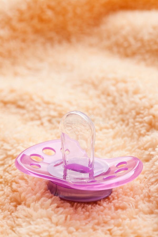 The Pacifier on Soft Background Stock Image - Image of pacifier, small ...
