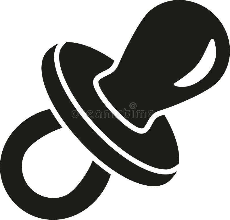 No pacifier - ban symbol stock vector. Illustration of graphic - 107183452