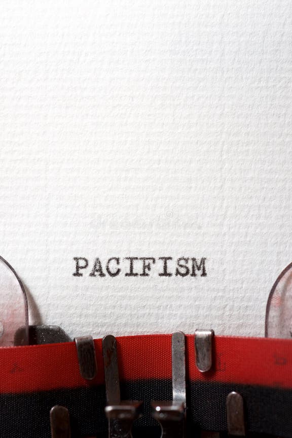 Pacifism concept view stock photo. Image of confront - 218416156