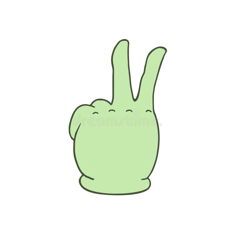 Pacifist hand symbol stock illustration. Illustration of hand - 146527569