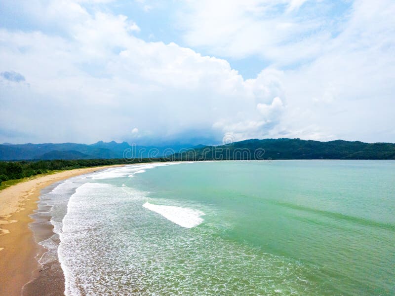 Pacitan Beach Ocean View in Pacitan, Indonesia Stock Image - Image of ...
