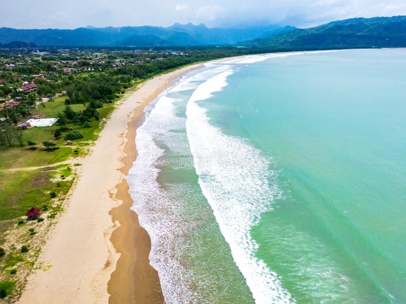 Pacitan Beach Ocean View in Pacitan, Indonesia Stock Image - Image of ...