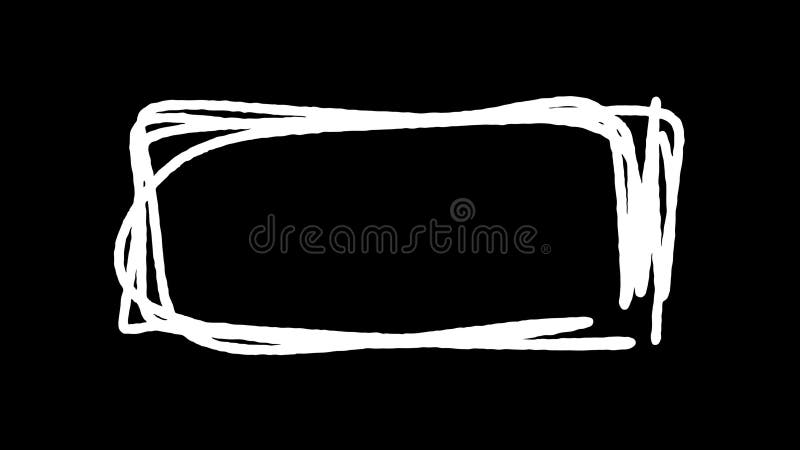 Pack of Animated Hand Drawn Lines and Scribbles Elements, Highlighter ...