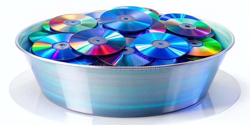 50 Pack Blank Bluray and DVD Discs Reverse Side White Background Ideal ...