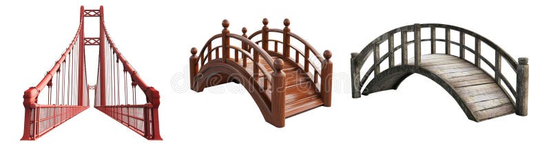 Pack Bridge Against a Transparent Background Realistic ...