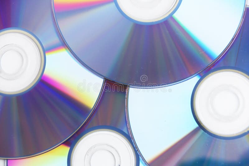 DVD Disc Isolated on White Background Stock Photo - Image of data ...