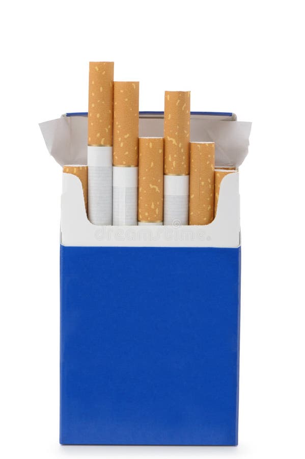 Pack of cigarettes. stock photo. Image of pack, illness - 15316922
