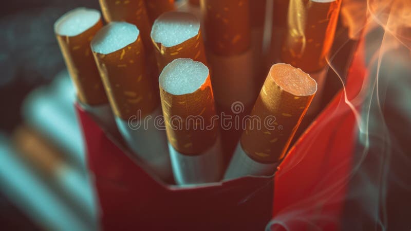 The Pack of Cigarettes.AI Generated Image Stock Photo - Image of ...