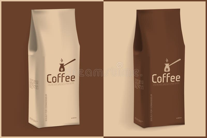 Pack of Coffee stock vector. Illustration of coffeehouse - 92634558