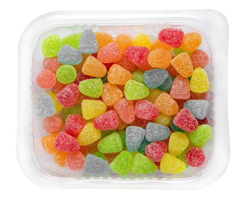 Pack of Colored Jelly Sugared Sweets Stock Image - Image of sugarcoated ...