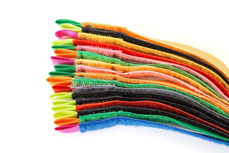 Multicolor velcro straps stock photo. Image of join, force - 22839474