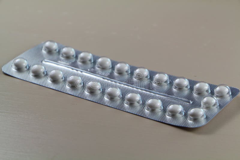 Pack of Contraceptive Pills Stock Photo - Image of sexuality, pill ...