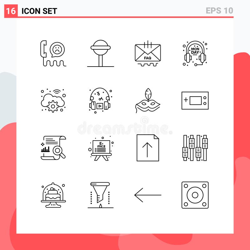 Set of Outlines of Gear Wheels, Vector Illustration Stock Vector ... Set of Outlines of Gear Wheels, Vector Illustration Stock Vector ...