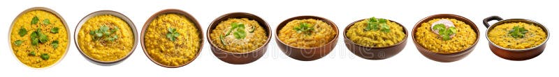 Pack of Dal Makhni Food in a Bowl on Transparent Background Stock ...