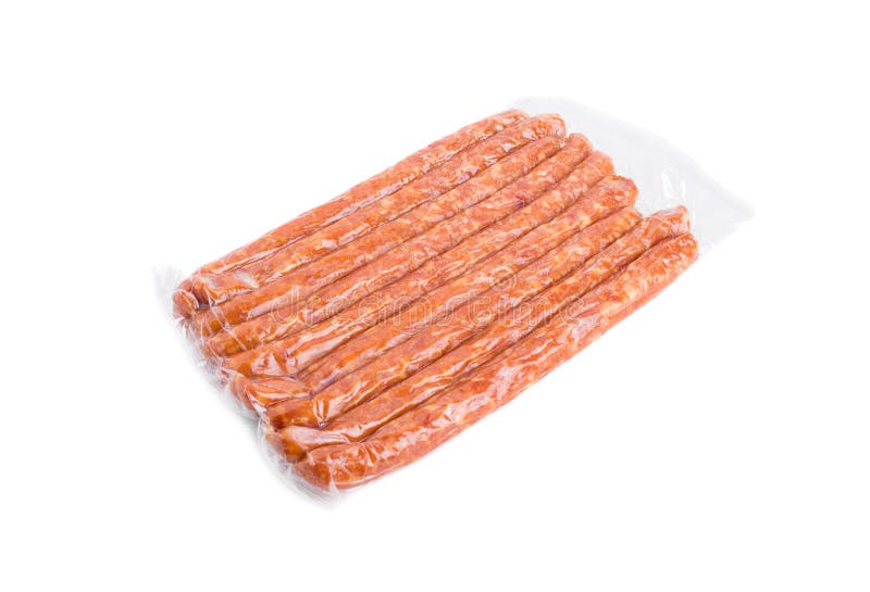 Pack of Delicious Smoked Chicken Sausages. Stock Photo - Image of meat ...