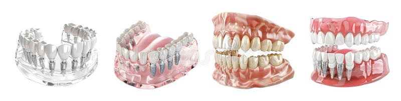 Pack of Dental Medical Teeth on Transparent Background Stock ...