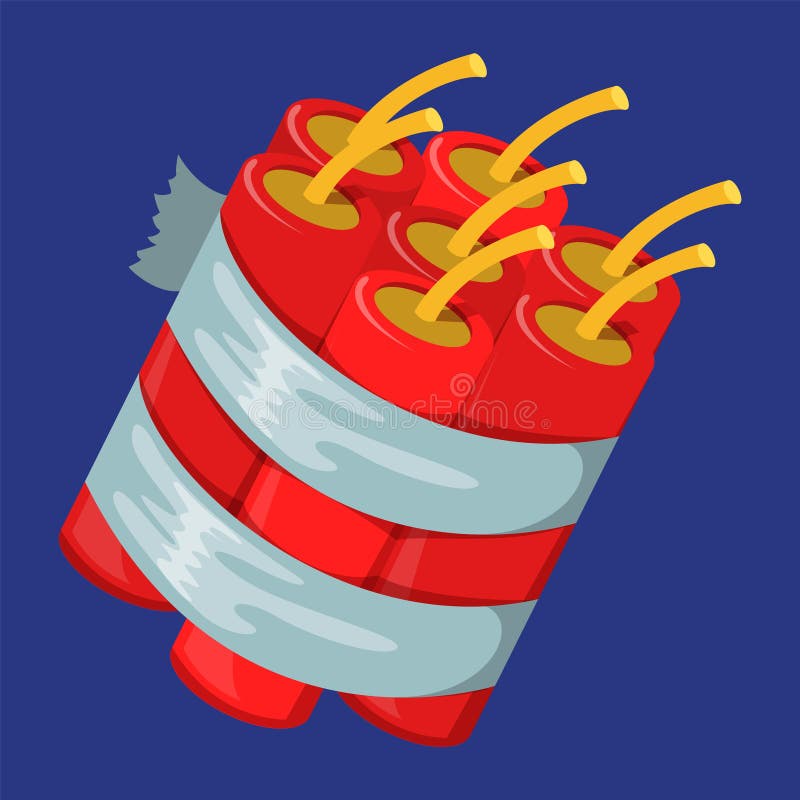 Pack of Dynamite Gaming Icon Stock Vector - Illustration of destroy ...