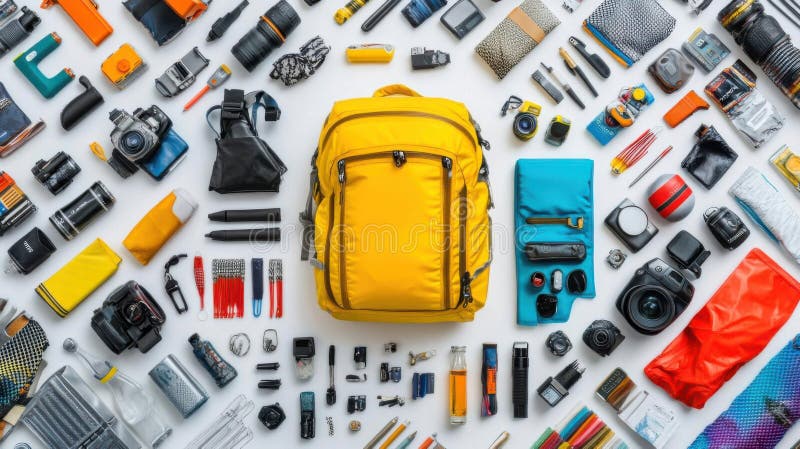 Pack Gear for Adventure, Essential Equipment with Compact Style and ...