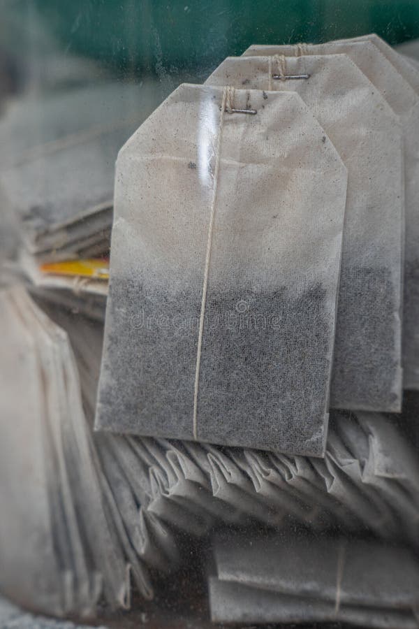 Pack of Herbal Teabags in a Container Stock Image - Image of teabag ...