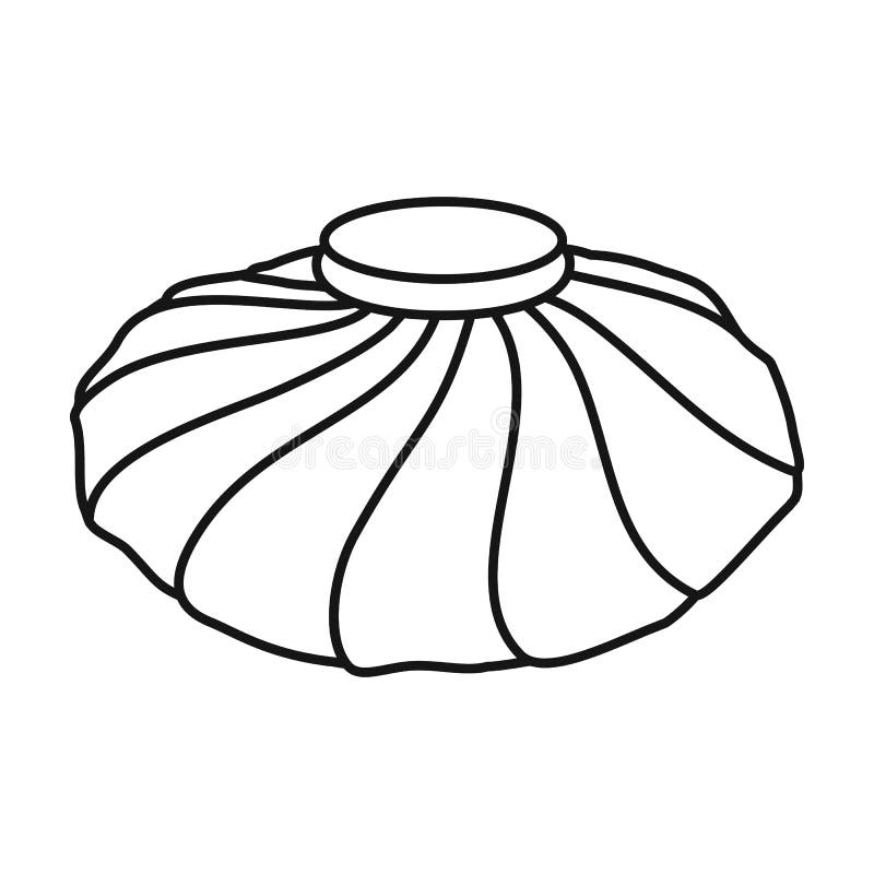 Pack Ice Vector Icon.Outline,line Vector Icon Isolated on White ...