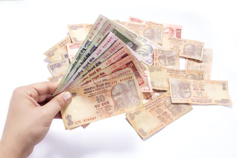 Pack Indian Currency Notes Lying Table Stock Photos - Free & Royalty ...