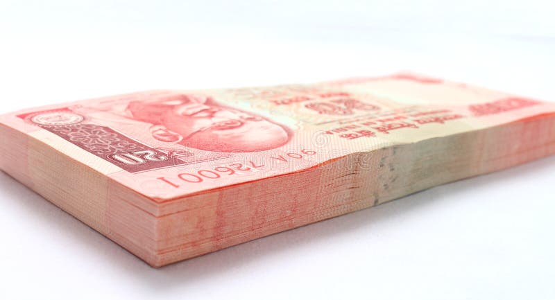 Pack of Indian 20 Rupee Note. Stock Photo - Image of businesswomans ...