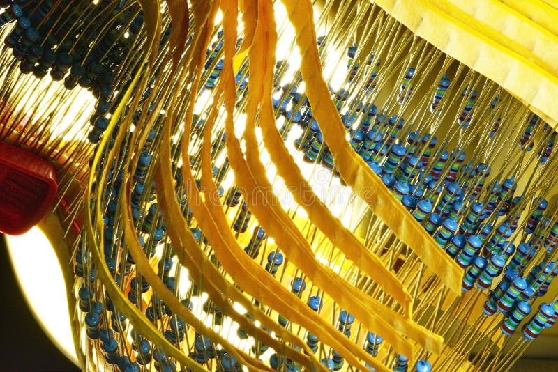 A Pack of Industrial Packages of Low-power Resistors Stock Image ...