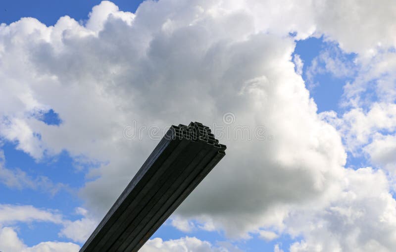 Pack of Iron Profile Pipes, of Rectangular Cross-section, for Metal ...