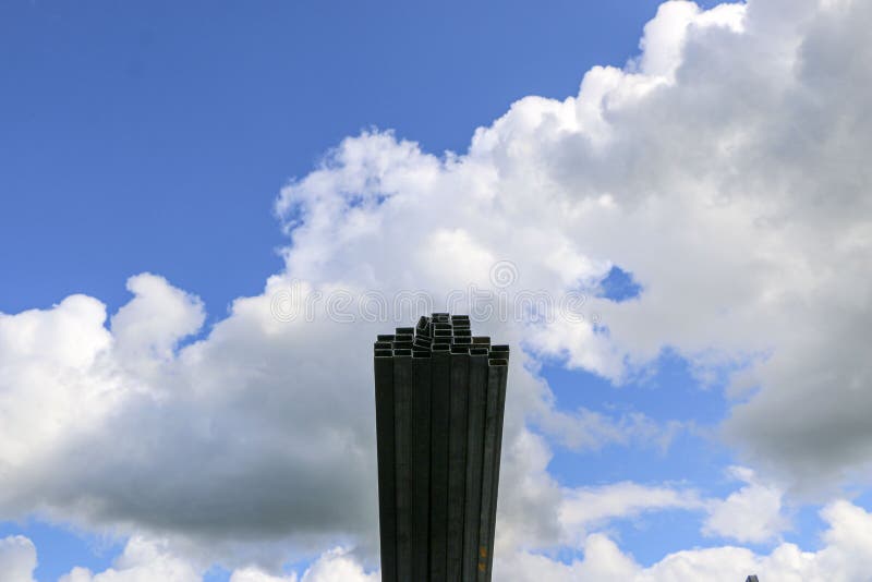 Pack of Iron Profile Pipes, of Rectangular Cross-section, for Metal ...