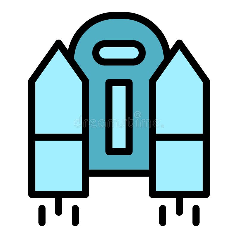 Pack of Jetpack Icon Vector Flat Stock Vector - Illustration of icon, acceleration: 289181740