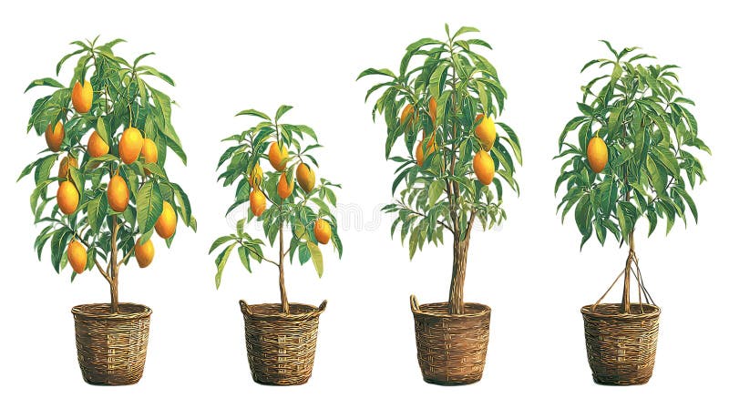 Stages Mango Tree Stock Illustrations – 20 Stages Mango Tree Stock ...