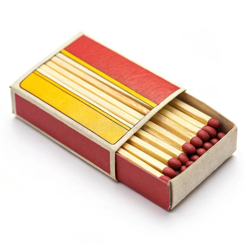 Pack of Matches Isolated on Transparent Background Stock Illustration ...