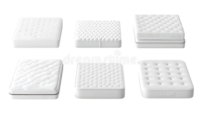 Pack of Mattress Pad on Transparent Background Stock Illustration ...