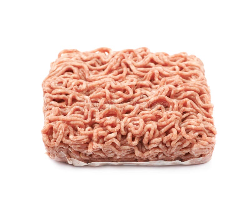 Pack of a Minced Meat Isolated Stock Image - Image of delicious ...