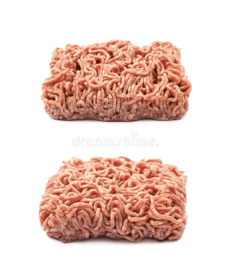 Pack of a Minced Meat Isolated Stock Photo - Image of beef, organic ...