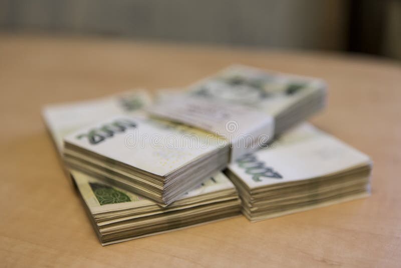 Pack of Money - Big Pile of Banknotes Stock Image - Image of income ...