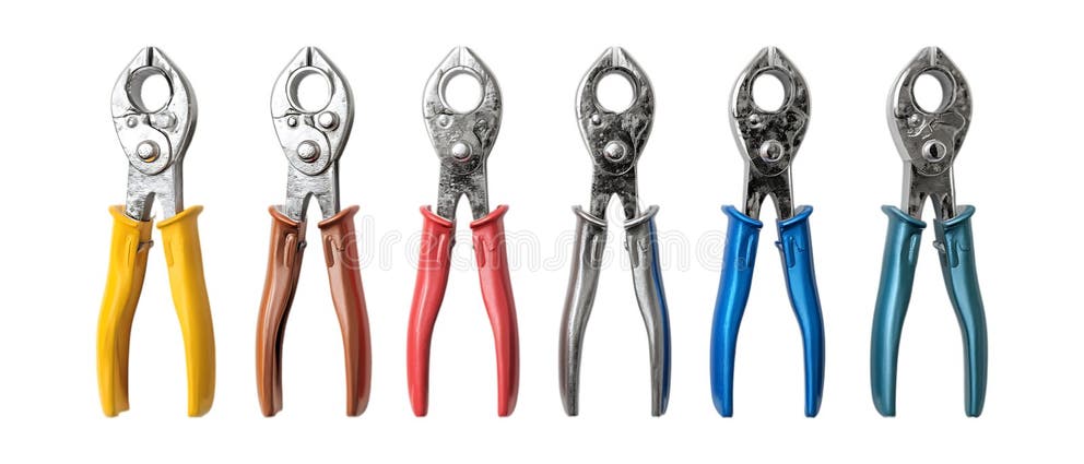 Pack of Multicolored Wire Cutters HighQuality Tools for Electrical Work ...