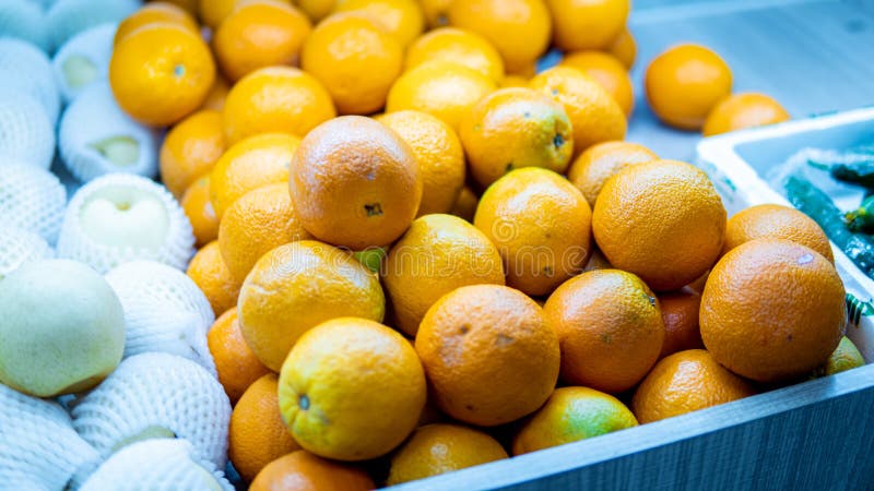A Pack of Oranges in a Supermarket Stock Image - Image of covid19 ...