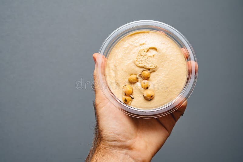 Pack with Organic Bio Humus Stock Photo - Image of hummus, served ...