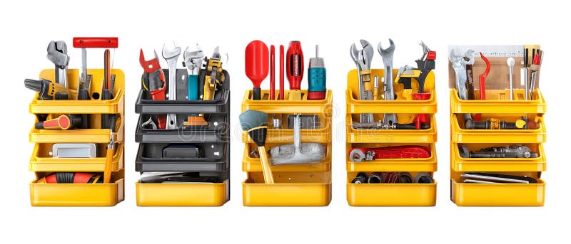 Tools Multitiered Tool Storage Organizer Stock Illustrations – 1 Tools ...