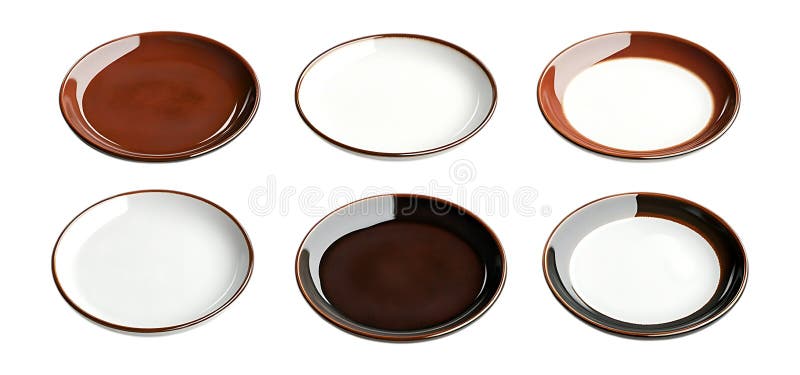 Pack of Plate on Transparent Background Stock Illustration ...