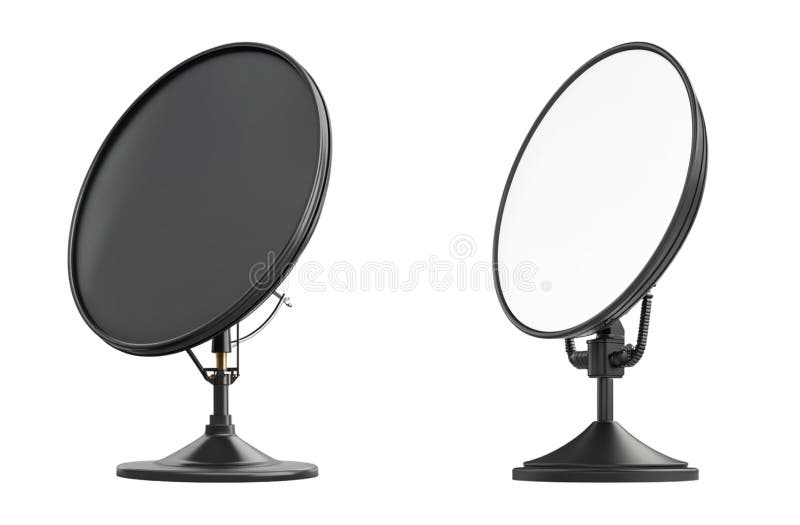 Pack of PNG Light Reflector Mirror on Transparent Background Stock ...