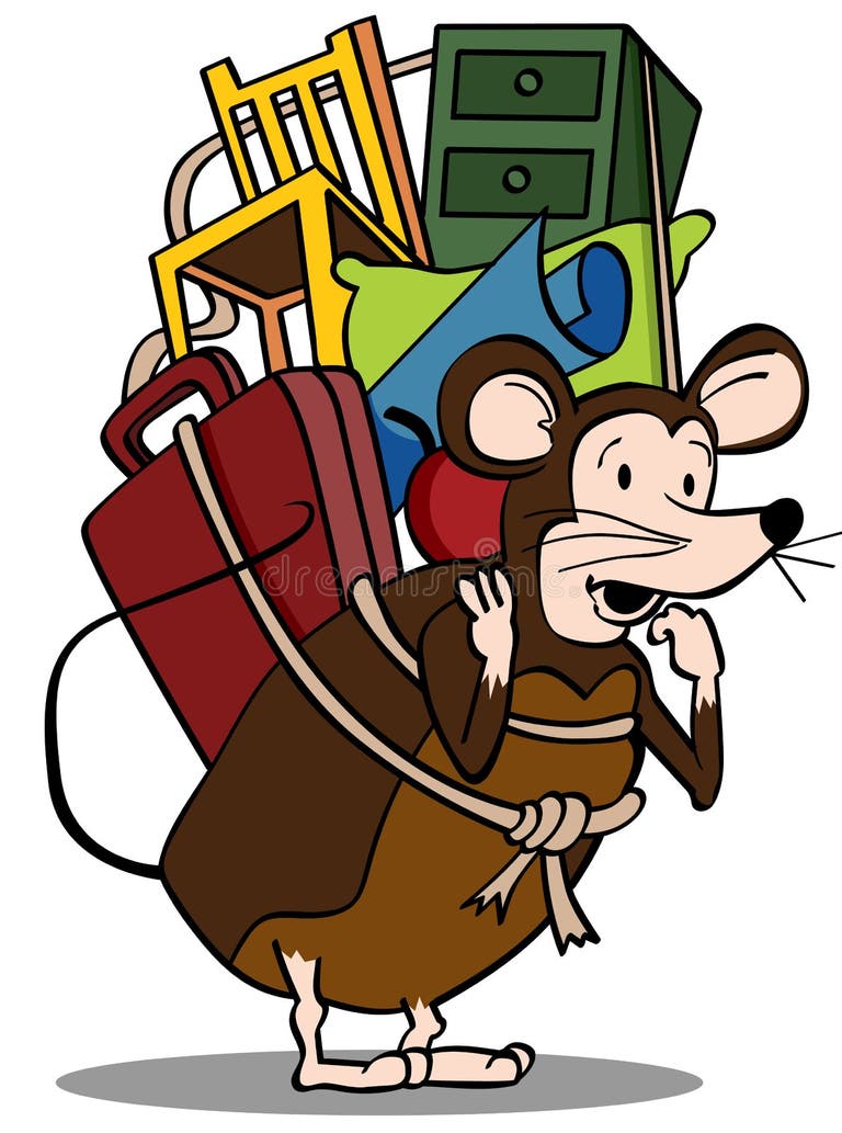 Cartoon Pack Rat Stock Illustrations – 199 Cartoon Pack Rat Stock ...