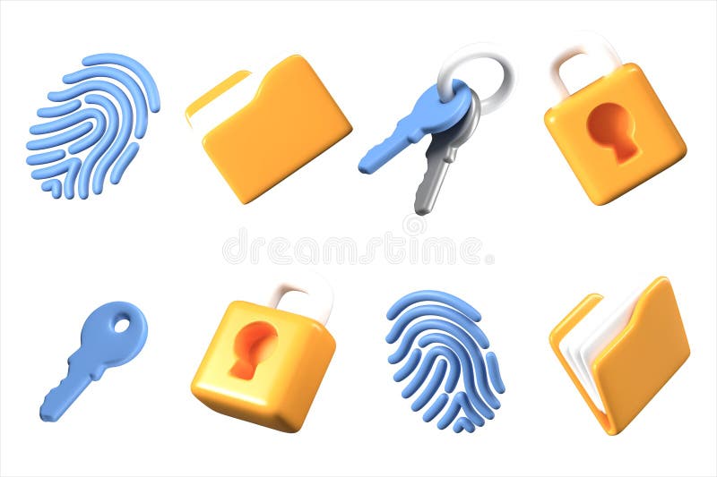 Pack of Realistic Items for Online Defense Concepts. Control of Access ...