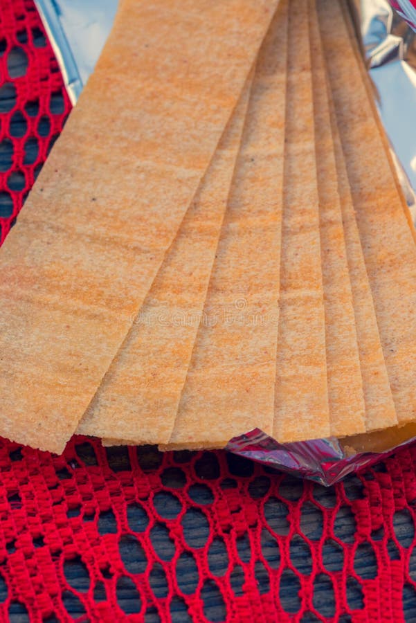 A Pack of Rectangular Chips. Rectangular Chips Stock Image - Image of ...