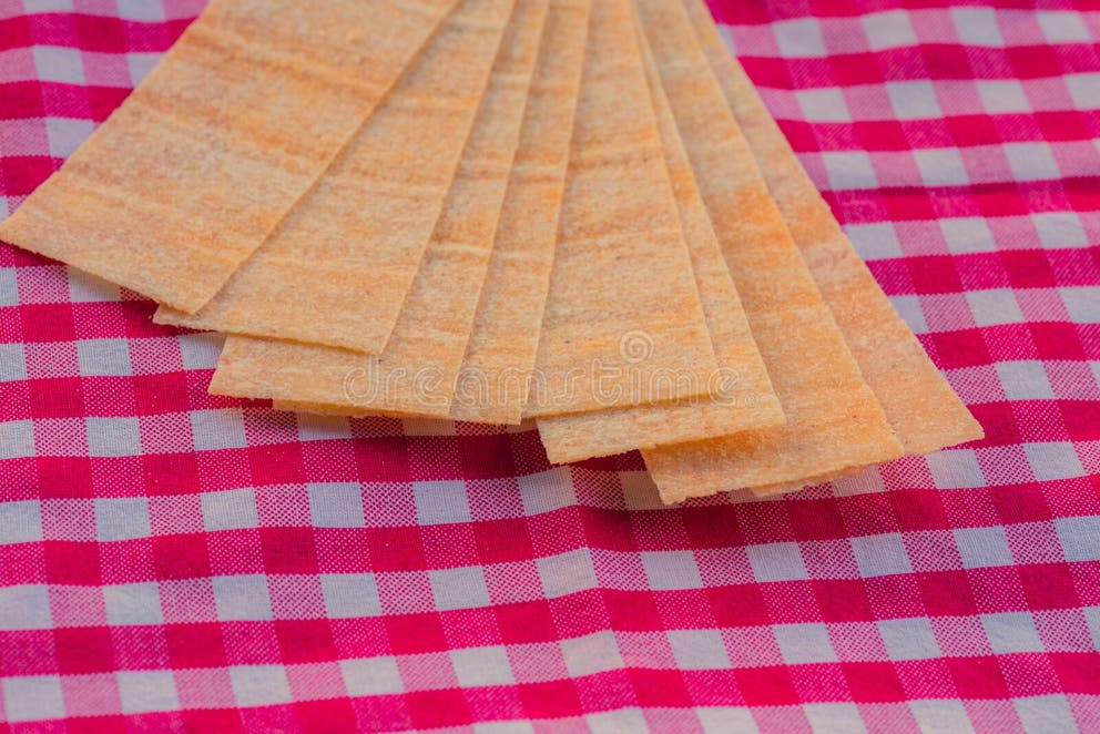 A Pack of Rectangular Chips. Rectangular Chips Stock Image - Image of ...
