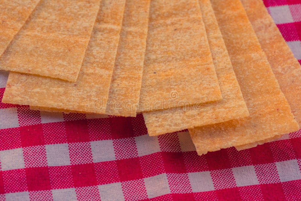 A Pack of Rectangular Chips. Rectangular Chips Stock Photo - Image of ...