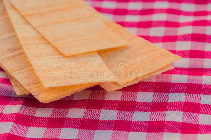 A Pack of Rectangular Chips. Rectangular Chips Stock Photo - Image of ...